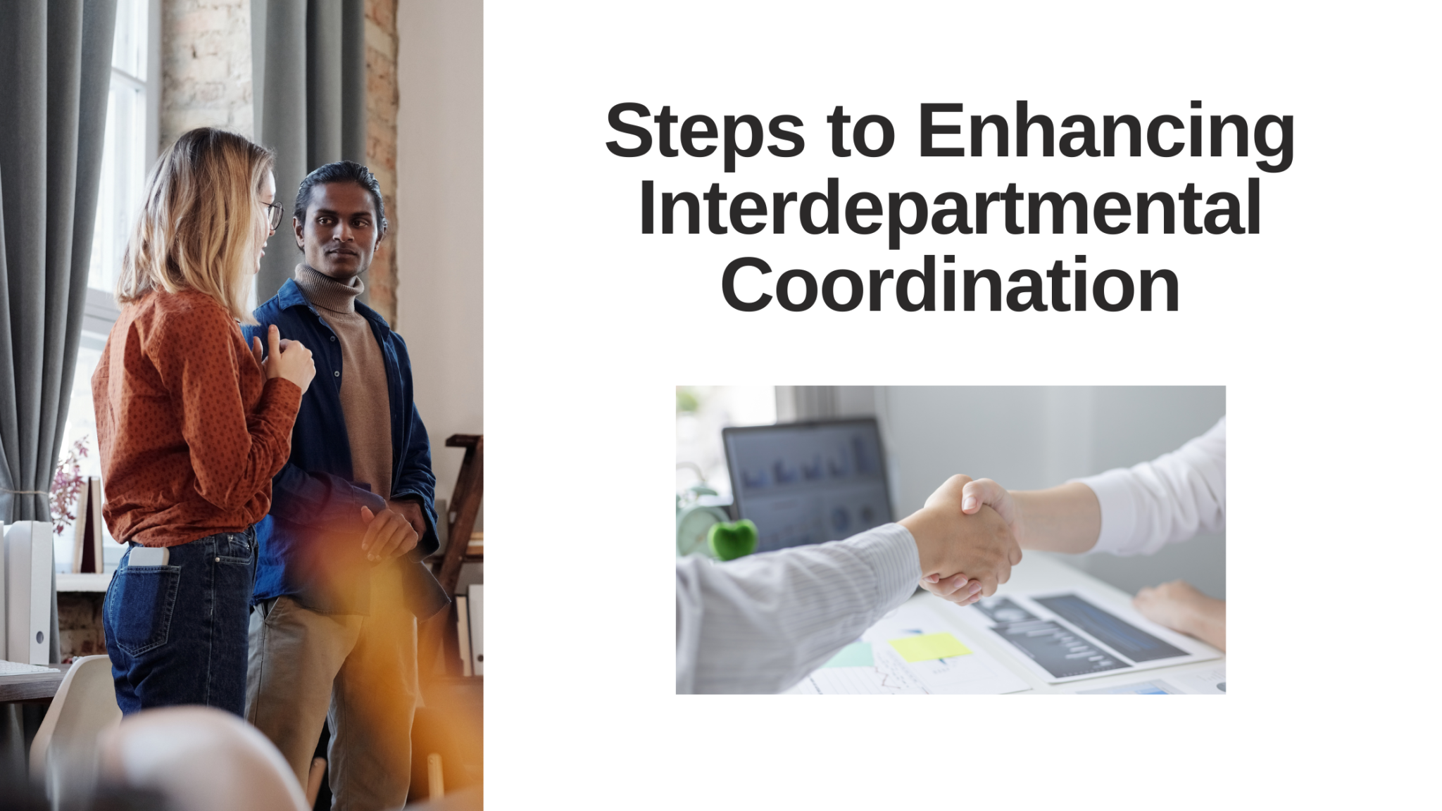 4 Steps to Enhancing Interdepartmental Coordination